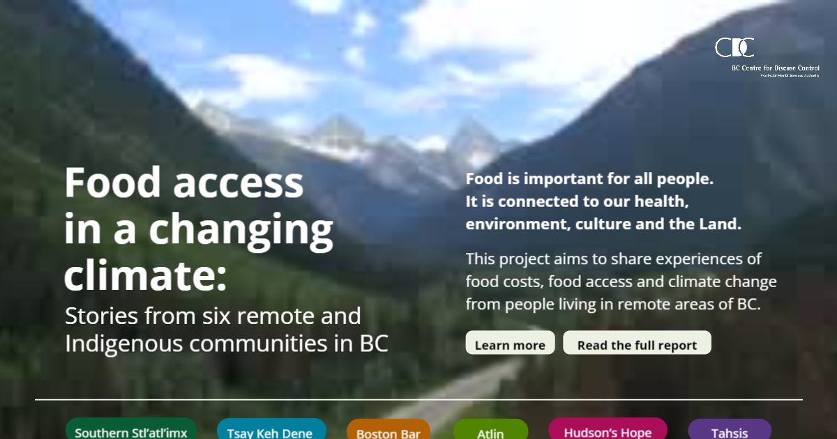 BCCDC Food Stories Project - Home